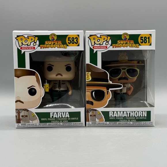 Funko | Toys | Funko Pop 58 Ramathorn 583 Farva Super Troopers Lot W ...
